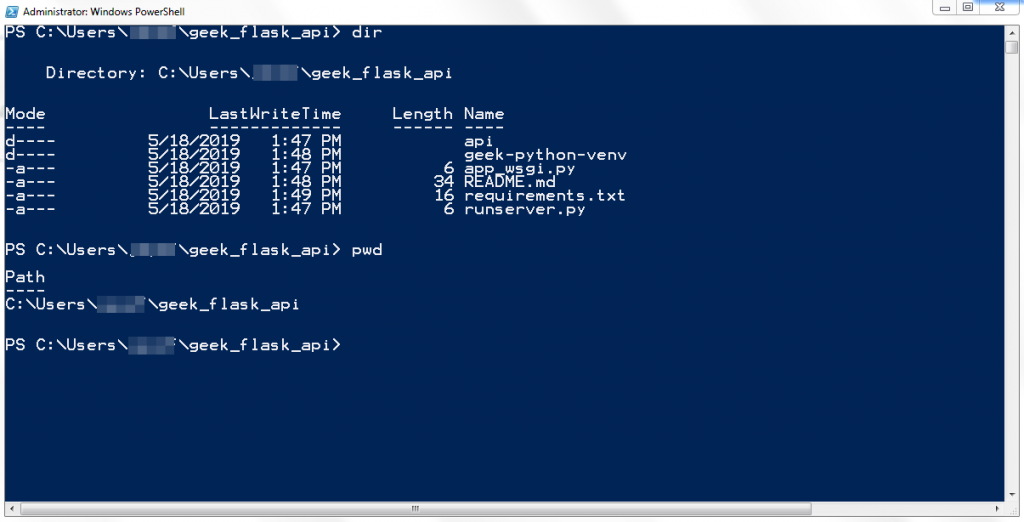 How To: Create A Flask / API Project In Windows - aster.cloud